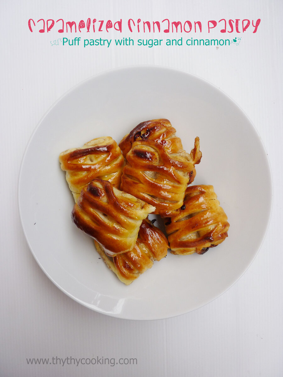 CARAMELIZED CINNAMON PASTRY | ThyThyCooking