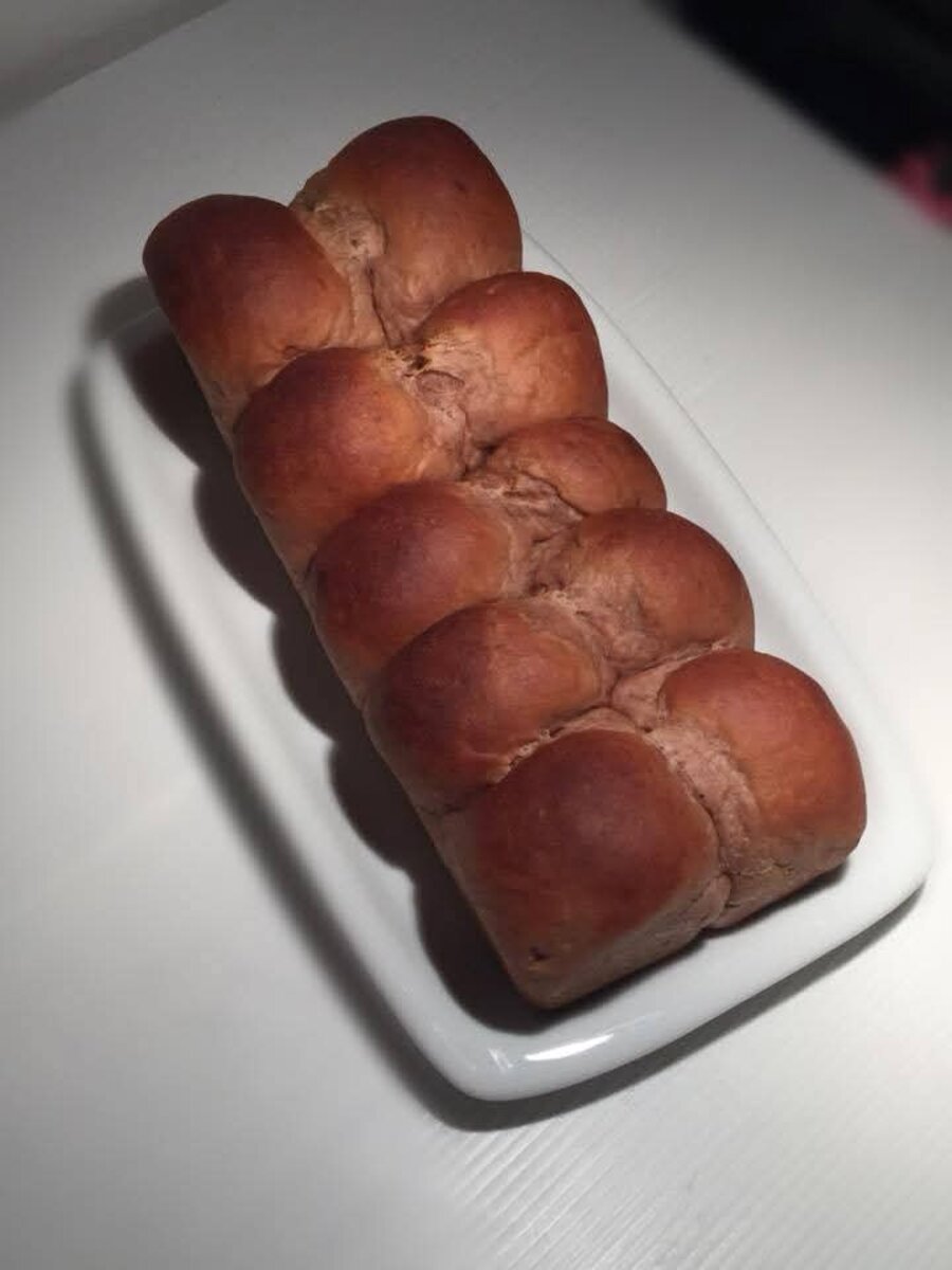 COCOA FLOWER BREAD WITH SWEET PRESERVED FRUIT FILLING | ThyThyCooking