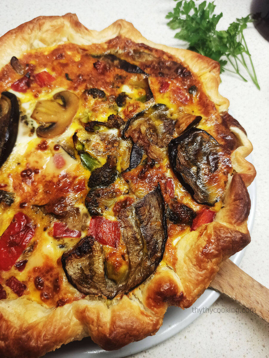 QUICHE - SAVORY ITALIAN-STYLE PIE (TORTA SALATA) | ThyThyCooking